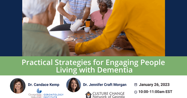 Practical Strategies for Engaging People Living with Dementia - Culture ...
